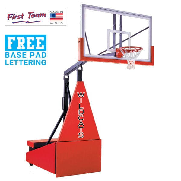 First Team Storm Arena Portable Basketball Goal 42x72 Glass – Fitness ...
