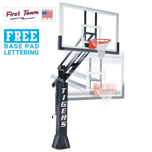 First Team Titan Arena In Ground Adjustable Basketball Goal 42x72 ...